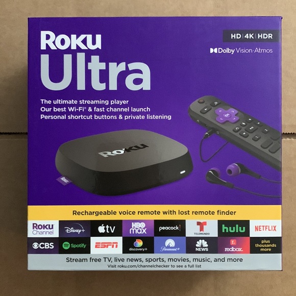 Roku | Other | Roku Ultra Streaming Device 482r New Unopened | Poshmark